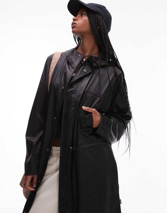 Rains Bold - Veste longue imperm&eacute;able - Noir