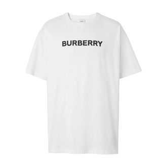 Burberry Marrone Cammello T-Shirt - - Tops - Herren - Wei&szlig; - M