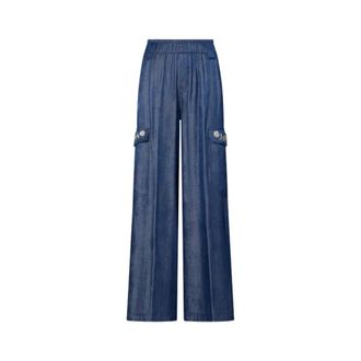 Liu Jo Hosen mit Taschen und G&uuml;rtelschlaufen - - Jeans - Damen - Blau - M