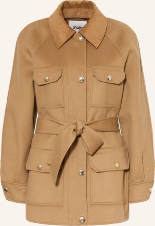 Maje Jacke Mit Abnehmbarem Kragen beige