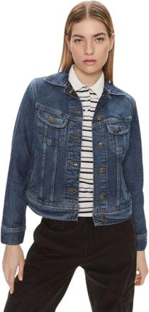 Lee Femme, Vestes, Bleu, Taille: 42 FR Veste Rider