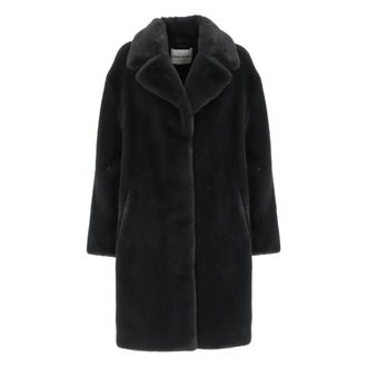 Stand Studio Stand Studio, Femme, Manteaux, Gris, Taille: 36 FR Manteau en fausse fourrure