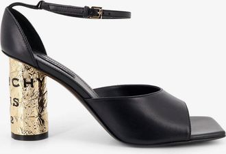 Givenchy Leather sandals with Tape heel - GIVENCHY - gender_Woman