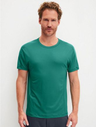 CALIDA Kurzarmshirt DEEPSLEEPWEAR Cooling Herren (1-tlg) Rundhalsausschnitt, thermoregulierend, k&uuml;hlend und luftig