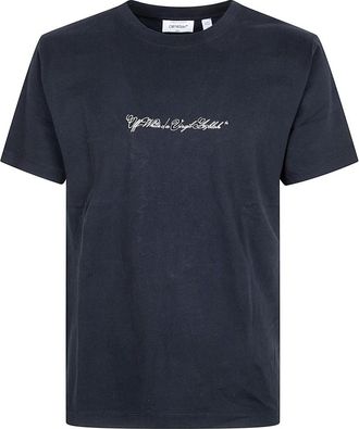 Off-white Homme, Tops, Noir, Taille: XL Script Arrow Slim T-shirt