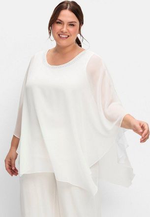 Sheego Klassische Bluse Tunika