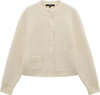 someday Damen Strickjacke | Strickcardigan TALENIA Loose mit Wolle Soft Cream, 38