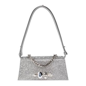 Alexander McQueen Jewelled Bag - - Bags - Damen - Grau - ONE SIZE
