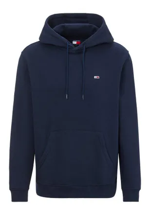 Tommy Jeans Hoodie TJM REGULAR FLAG mit bestickten Markenlogo auf Brusth&ouml;he