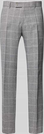 CG - Club of Gents Regular Fit Anzughose aus Viskose-Mix mit Leinen-Anteil Modell Paco