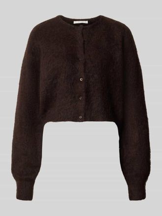 Gestuz Cropped Strickjacke aus Mohair-Mix Modell debbie