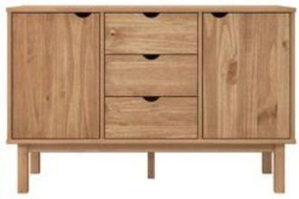 Les Tendances Buffet OTTA 113,5x43x73 Bois massif de pin