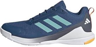 adidas Homme Novaflight 2 Indoor Shoes, Dusky Petrol/Flash Aqua/Core Black, 43 1/3 EU