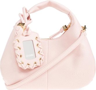 Ganni Femme, Sacs, Rose, Taille: ONE Size Mini sac hobo grain&eacute;