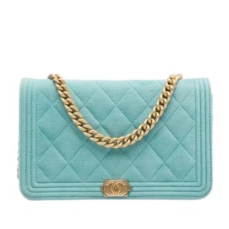 Chanel Pre-owned Wallet on Chain - - Pre-owned - Damen - Blau - ONE SIZE