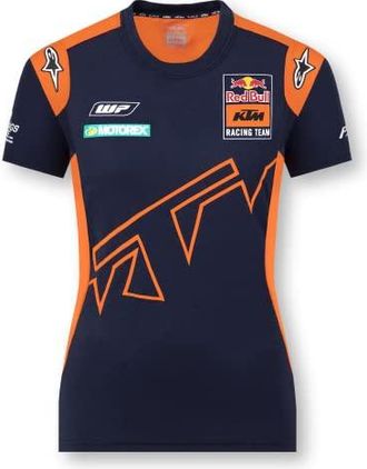 Red Bull 2022 KTM OFFICIAL RED BULL TEAMLINE WOMENS T-SHIRT - Navy - Ladies (XL) 102-109cm Chest