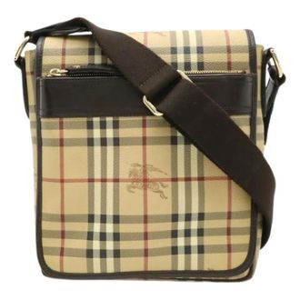 Burberry Pre-owned Nova Check PVC Leather Messenger Bag - - Pre-owned - Damen - Beige - ONE SIZE