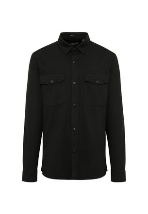 Mavi Herren Long Sleeve Shirt, Black, XL