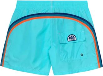 Sundek Homme, Maillots de bain, Bleu, Taille: M Light Poly Swim Short