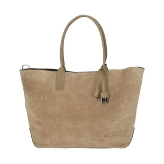 Hogan Femme, Sacs, Beige, Taille: ONE Size Sac shopping moyen Address