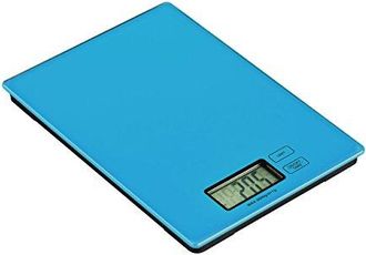 Premier Zing Kitchen Scale, Blue Glass, Electronic 5kg