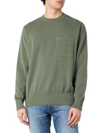 Jack & Jones Herren JCONEAL Knit Crew Neck Strickpullover, Agave Green,XL