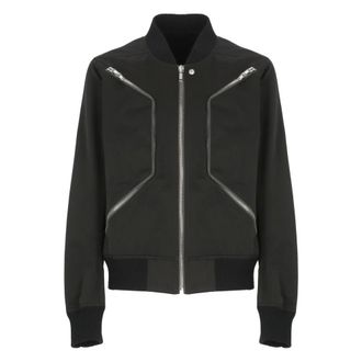 Rick Owens Homme, Vestes, Noir, Taille: 2XL Heizer Flight Jacket