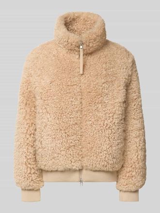 Marc O'Polo Denim Regular Fit Teddyjacke mit Stehkragen