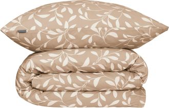 Schiesser Bettwäscheset Liliebeth - Renforcé - 2-teilig - 135 x 200 cm - Sand