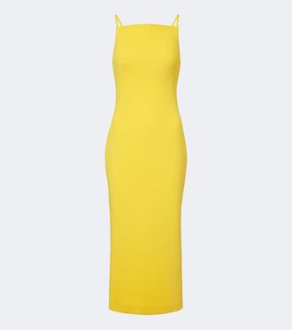 Givenchy Robe midi en cr&ecirc;pe cady