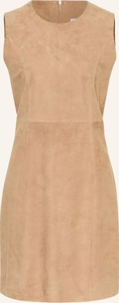 Mrs & Hugs Mrs & Hugs Lederkleid beige