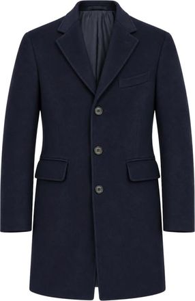 Eleventy Manteau droit - Homme - Manteaux - Bleu - Taille: M