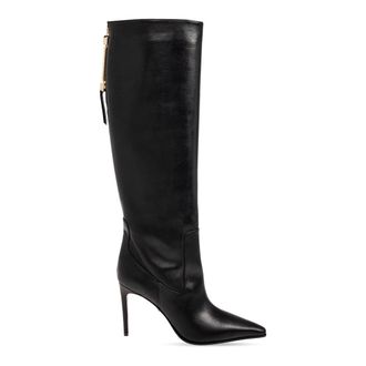 Dsquared2 Femme, Chaussures, Noir, Taille: 37 EU Bottes en cuir &agrave; talon haut