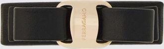 Ferragamo Vara Bow Haarspange aus Kalbsleder und Messing