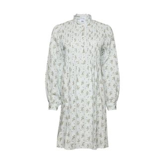 Tiffany & Co. Hellblaues Blumenkleid - - Dresses - Damen - Mehrfarbig - L/XL