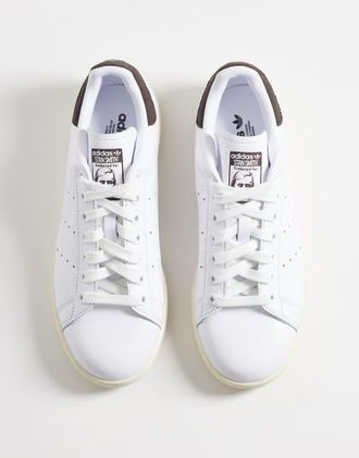 adidas Originals Stan Smith baskets blanches et marron