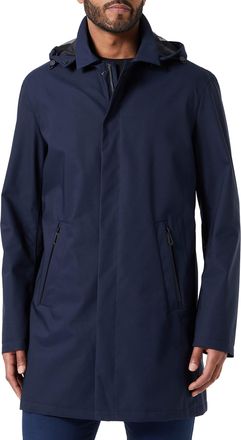 Bugatti Herren 335313-39060 Mantel, Marine-390, 54 EU