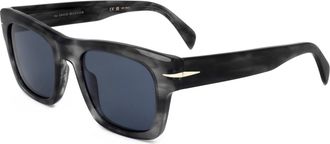 David Beckham Db 7099/s 2W8/KU GREY HORN Sunglasses Men Acetate, Standard, 51