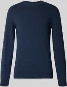 Mc Neal Strickpullover aus Baumwoll-Kaschmir-Mix mit Rundhalsausschnitt