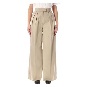 Anine Bing Lou Pant - - Trousers - Damen - Beige - M