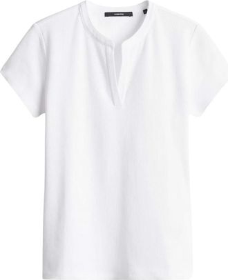 someday Kleoh Detail T-Shirt - - Tops - Damen - Wei&szlig; - S