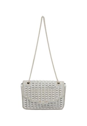 Faina Klappentasche Klappentasche Frauen Silber