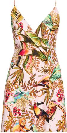 Farm Rio INTO THE JUNGLE MINI DESS