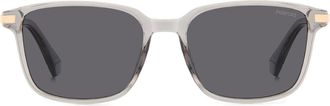 Polaroid Sonnenbrille für Herren, Beige grau, 54