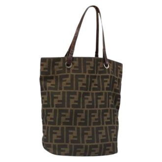 Fendi Pre-owned Vintage Zucca Canvas Tote - - Pre-owned - Damen - Braun - ONE SIZE