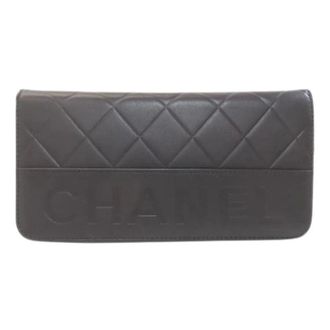 Chanel Pre-owned Vintage Long Brieftasche (Bi-Fold) - - Pre-owned - Damen - Schwarzk - ONE SIZE