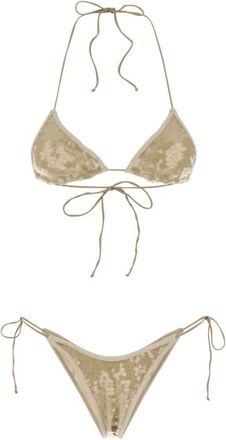 Os&eacute;ree Femme, Maillots de bain, Beige, Taille: 38 FR Marylin Bikini
