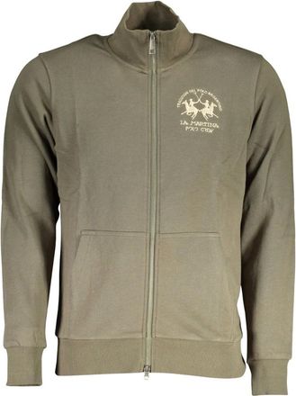 La Martina Homme, Sweatshirts et sweats &agrave; capuche, Vert, Taille: XL Long Sleeve Zip SweaT-shirt