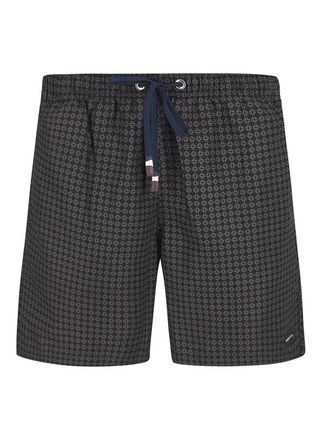 Bugatti Herren Badeshorts schwarz Mikrofaser unifarben