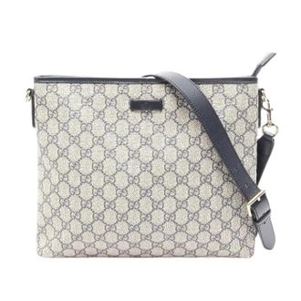 Gucci Sac bandouli&egrave;re GG Supreme en toile enduite Pre-owned - Femme - Pre-owned - Beige - Taille: ONE Size
